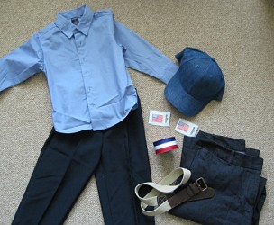 DIY Kid's Mail Carrier Costume | Jen Spends Less